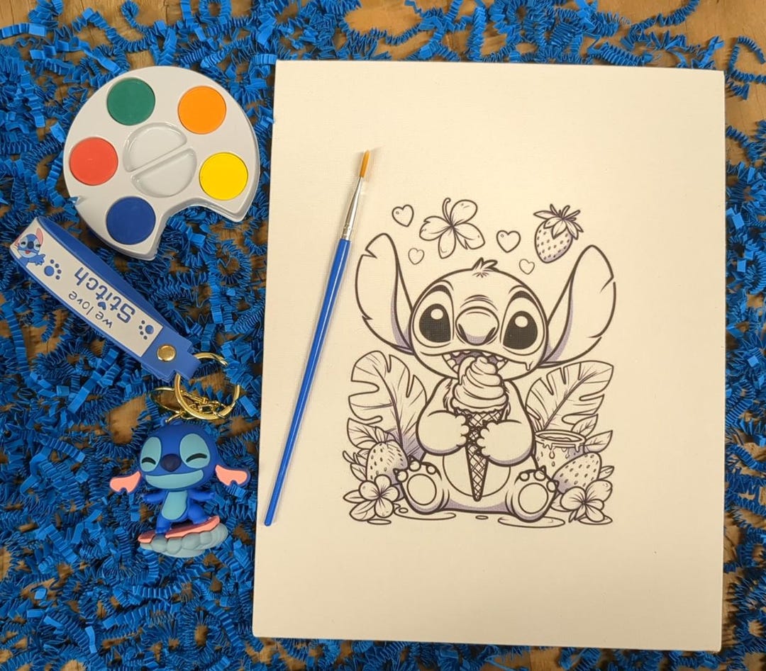 Stitch Painting Craft Pack - Etsy