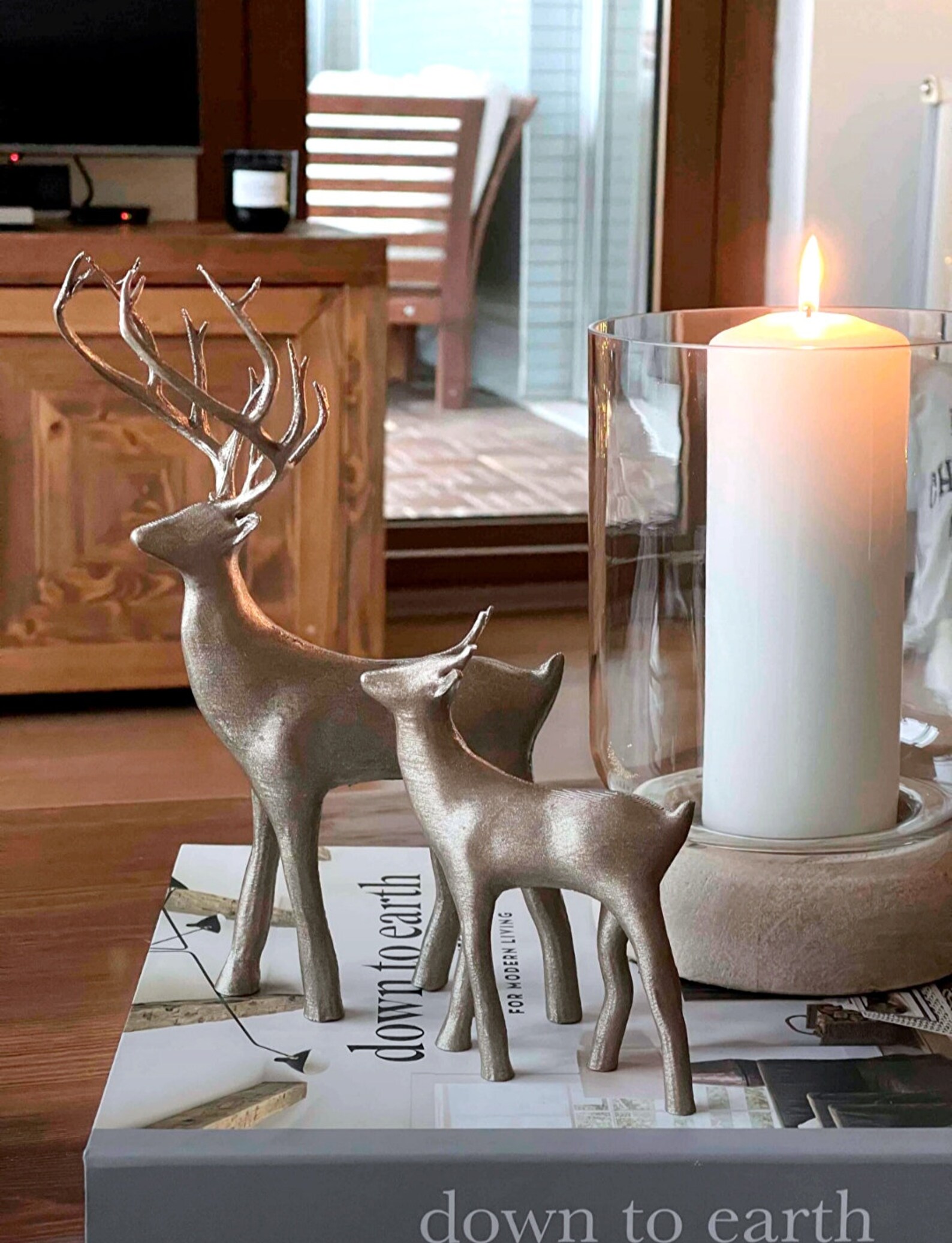 Deer Statue Decorative Deer Sculpture Statues for Home Decor - Etsy