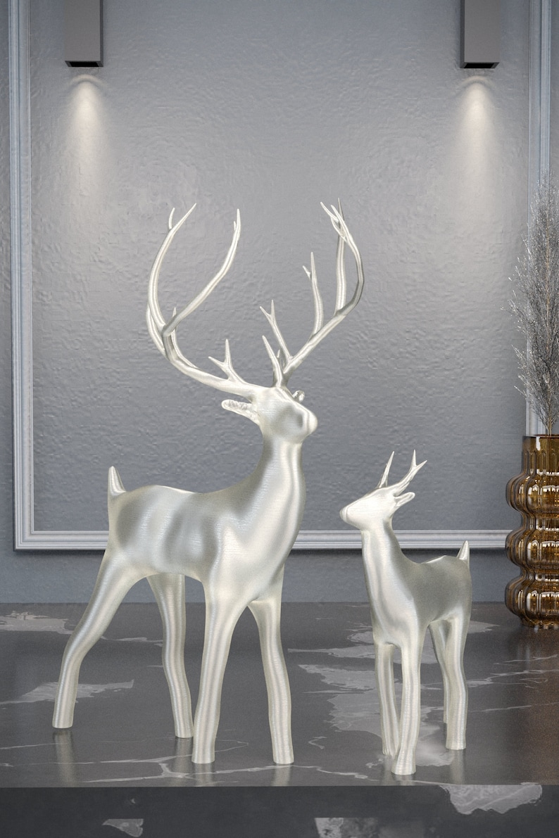 Deer Statue Decorative Deer Sculpture Statues for Home Decor - Etsy