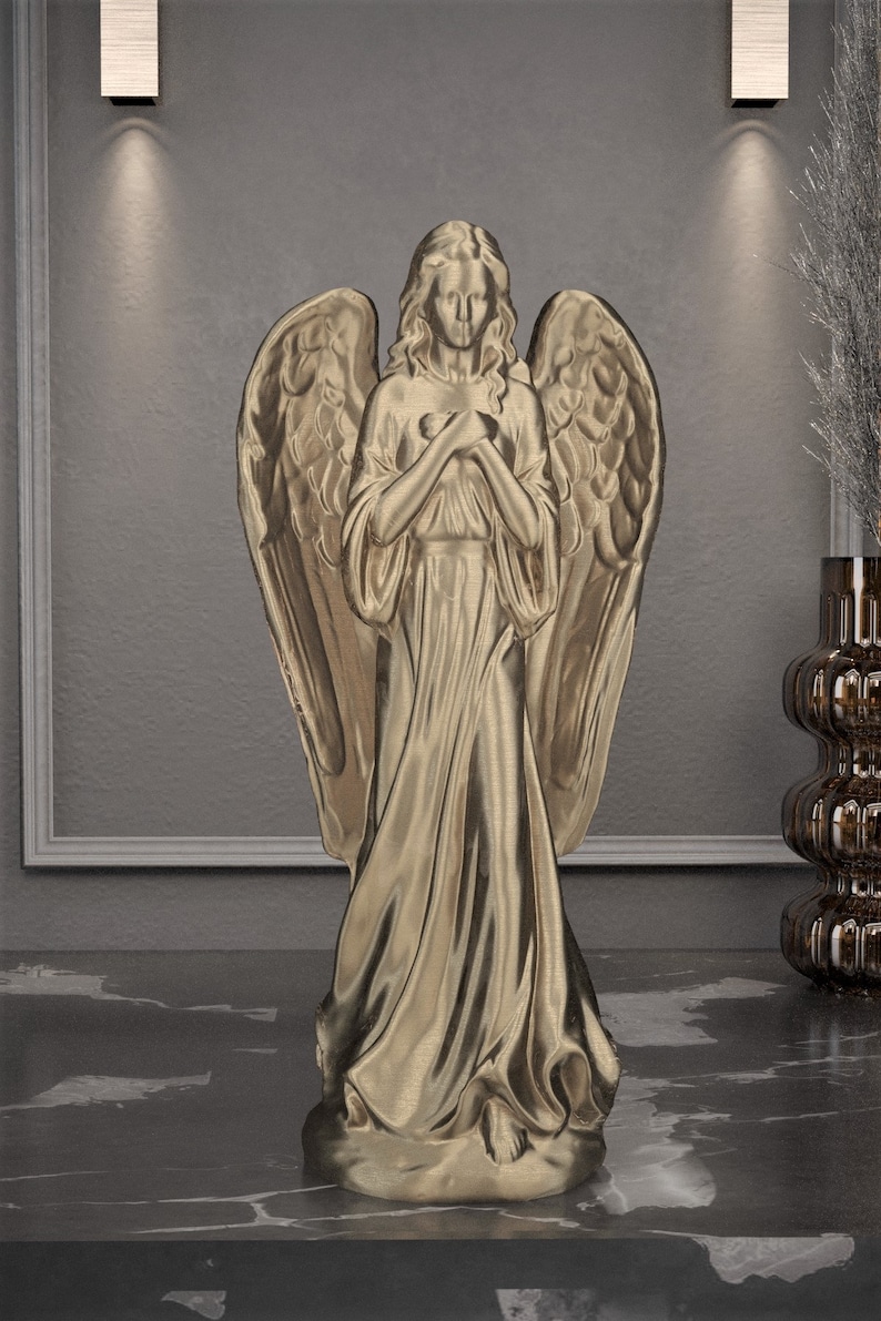 Angel Statue, Decorative Wing Angel Women Sculpture, Statues for Home ...