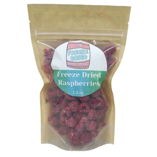 Freeze Dried Raspberries Freeze Dried Fruit Handcut and - Etsy