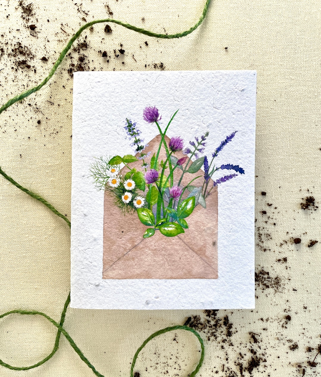 Plantable Herb Seed Cards || Pocketful of Sunshine || 100% Recycled ...