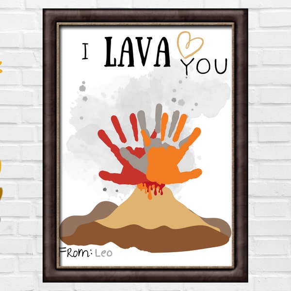 ı Lava Handprint - Etsy