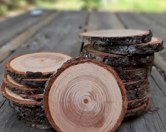 Live Edge Wood Rounds - Etsy