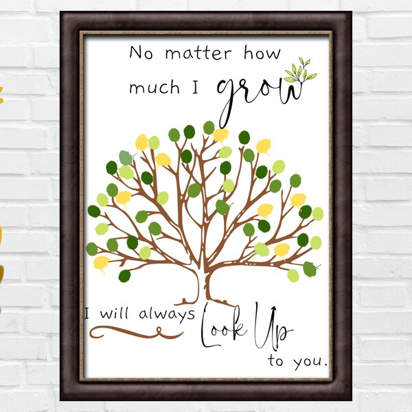 Finger Print Tree - Etsy