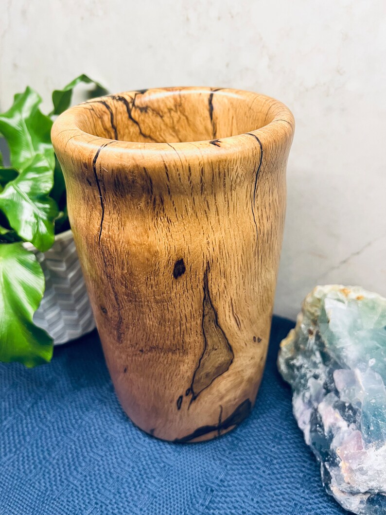 Oak Vase With Epoxy Water Tight - Etsy