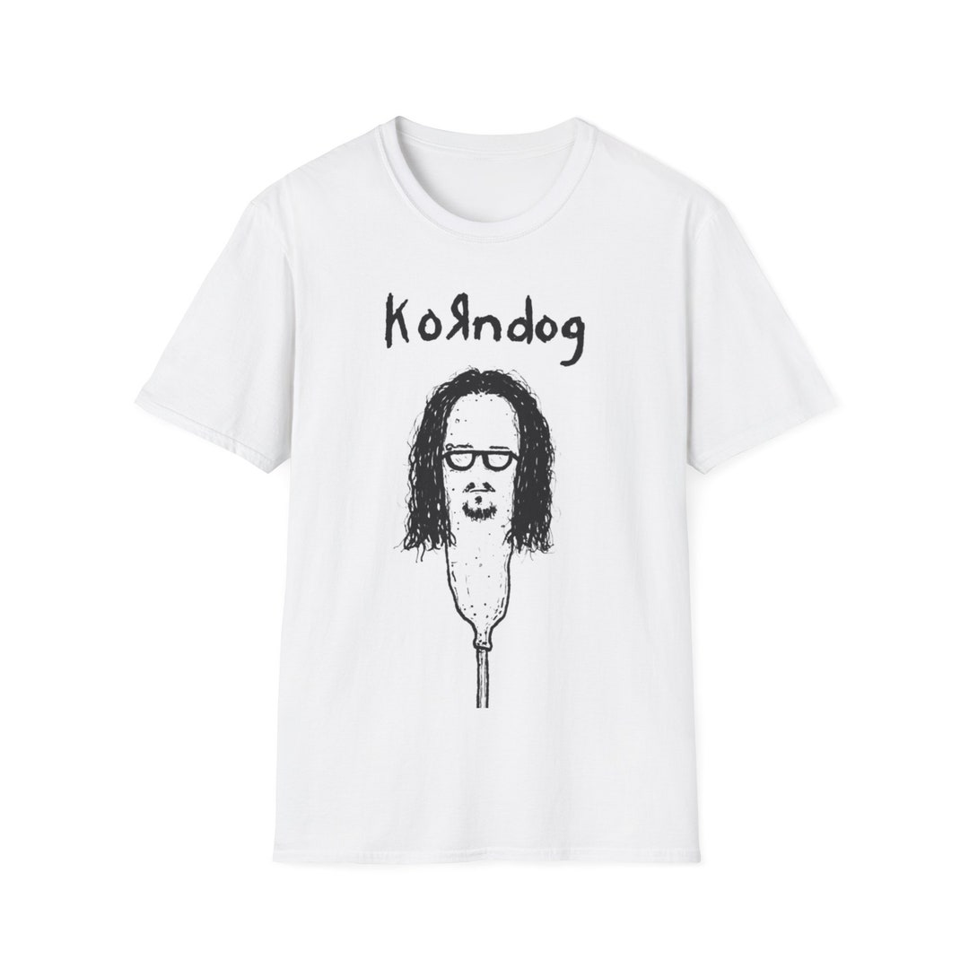 Korndog T-shirt Funny Music Nu Metal Korn Tee Unisex Softstyle T-shirt ...