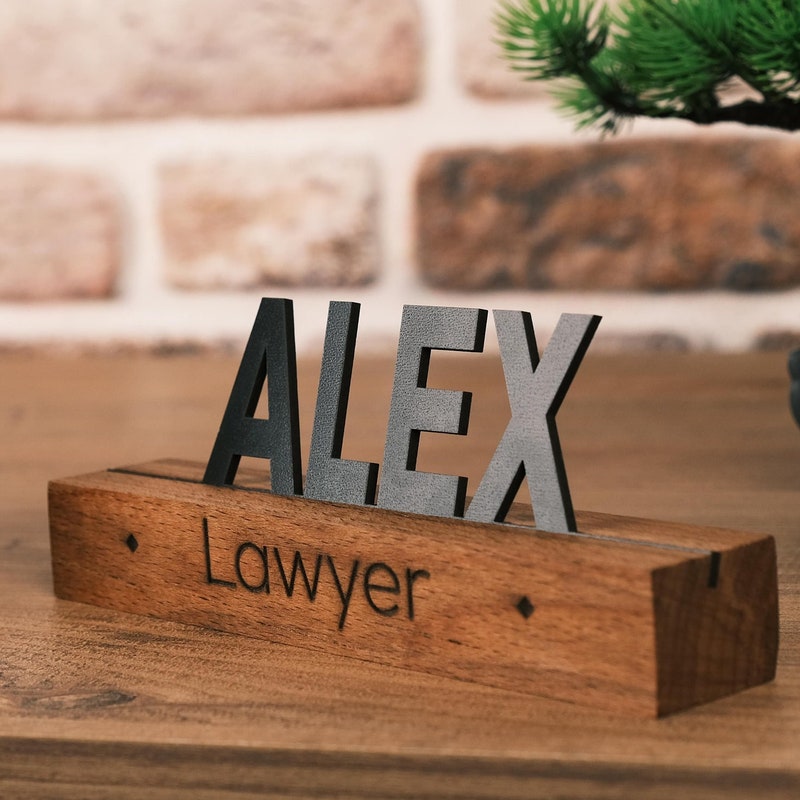 Judge Name Plate - Etsy