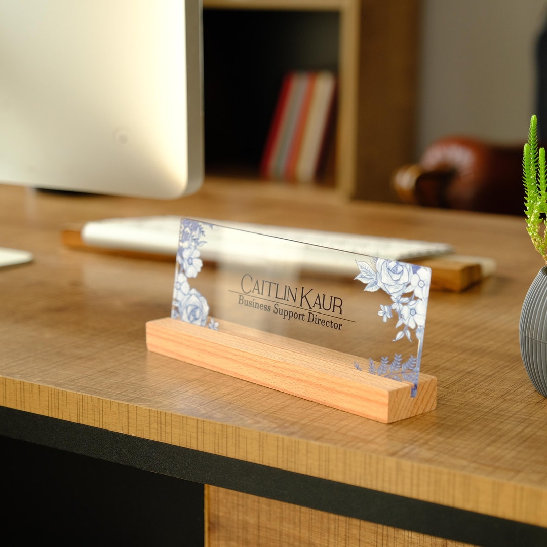 Graduation Gift Name Plate, Personalized New Job Gift, Desk Name Plate ...