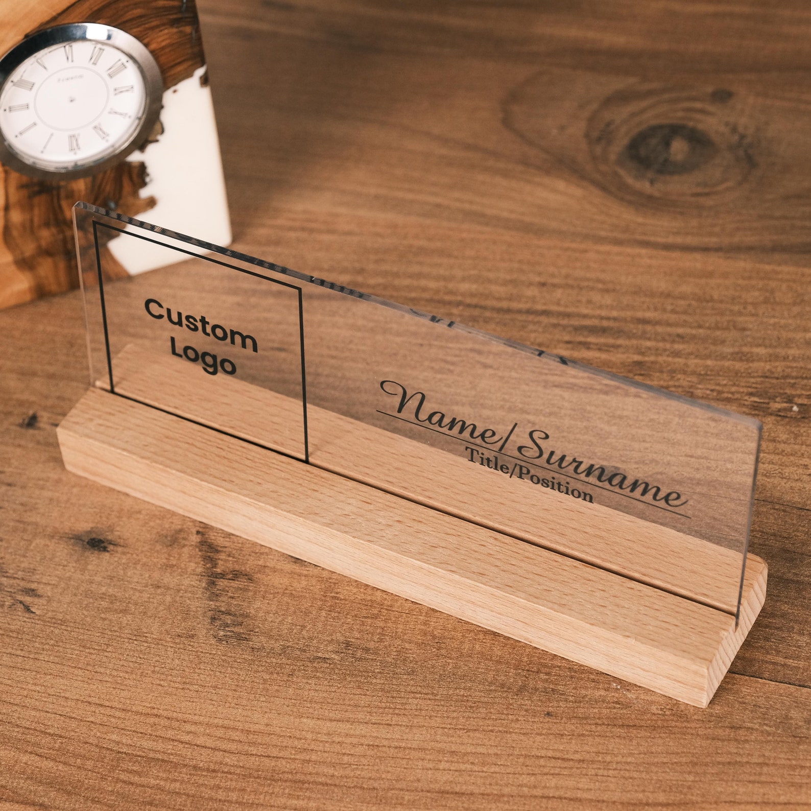 Personalized Company Logo Name Plate, Custom Logo, Name Plate With Logo ...