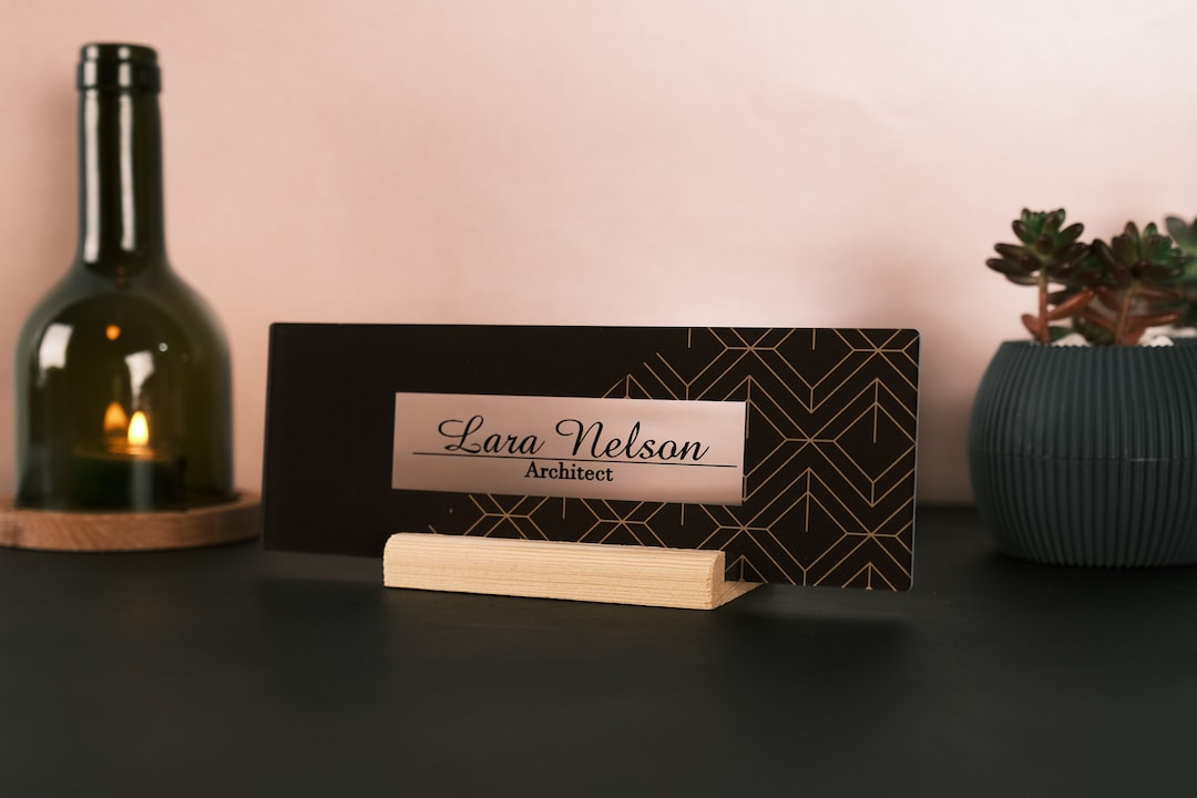 Phd Graduation Gift Name Plate, Personalized Office Name Plate for Desk ...