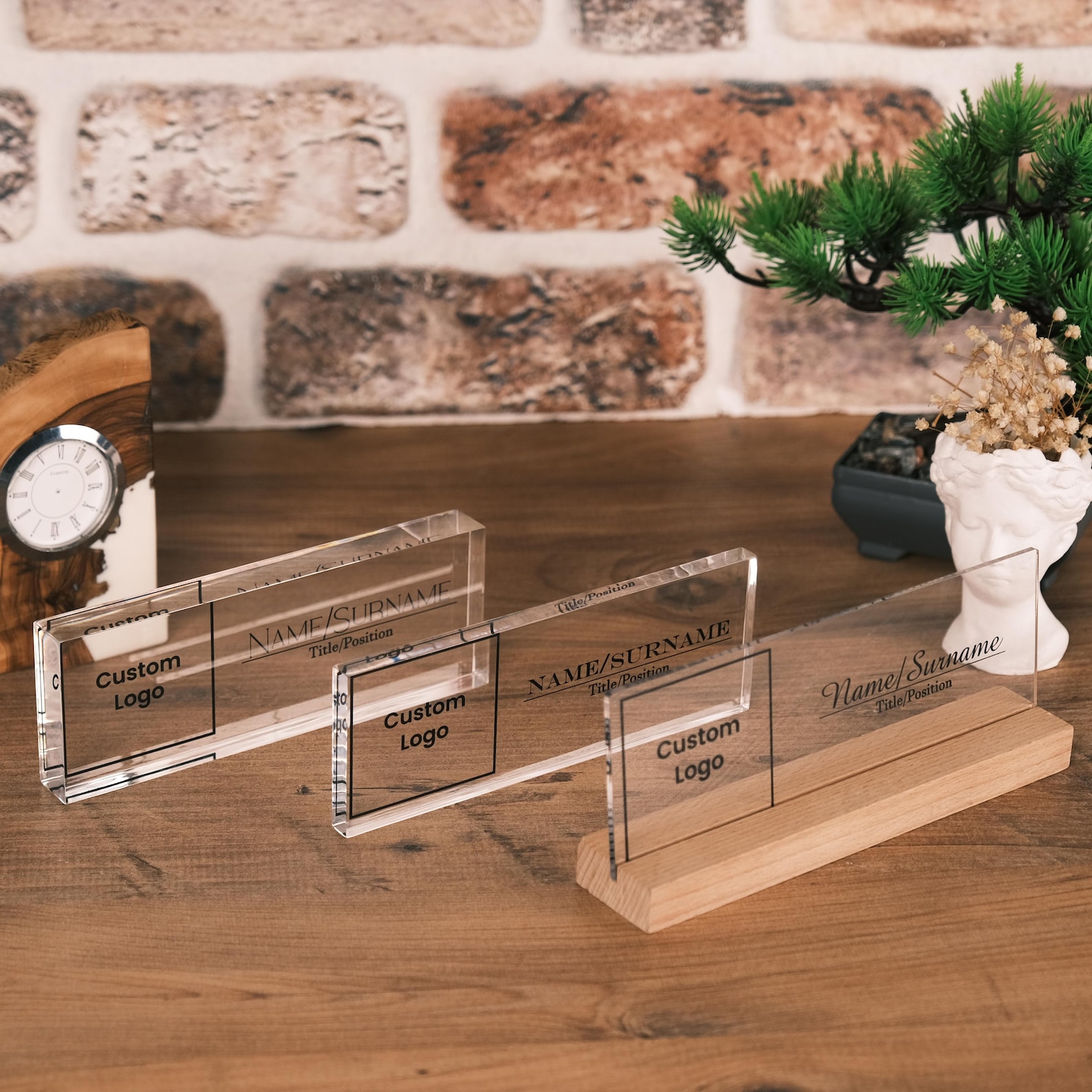 Personalized Company Logo Name Plate, Custom Logo, Name Plate With Logo ...