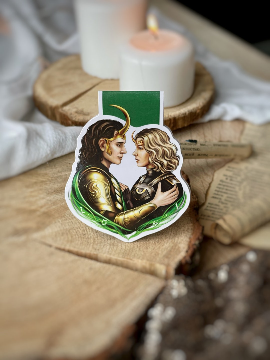 Loki and Sylvie Bookmark - Etsy