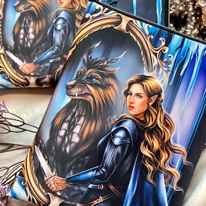 Feyre and Ouroboros Mirror Booksleeve Hardcover, Kingle and Big Size Officially Licensed by SJM ...