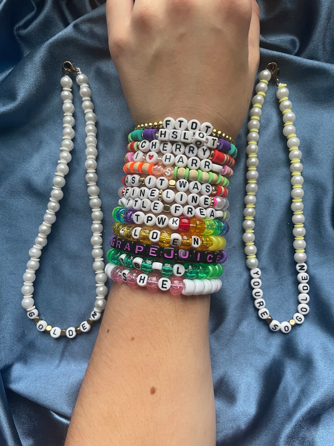 Harry Styles Beaded Bracelets, Harry Styles Necklaces, Hs4, Harry ...