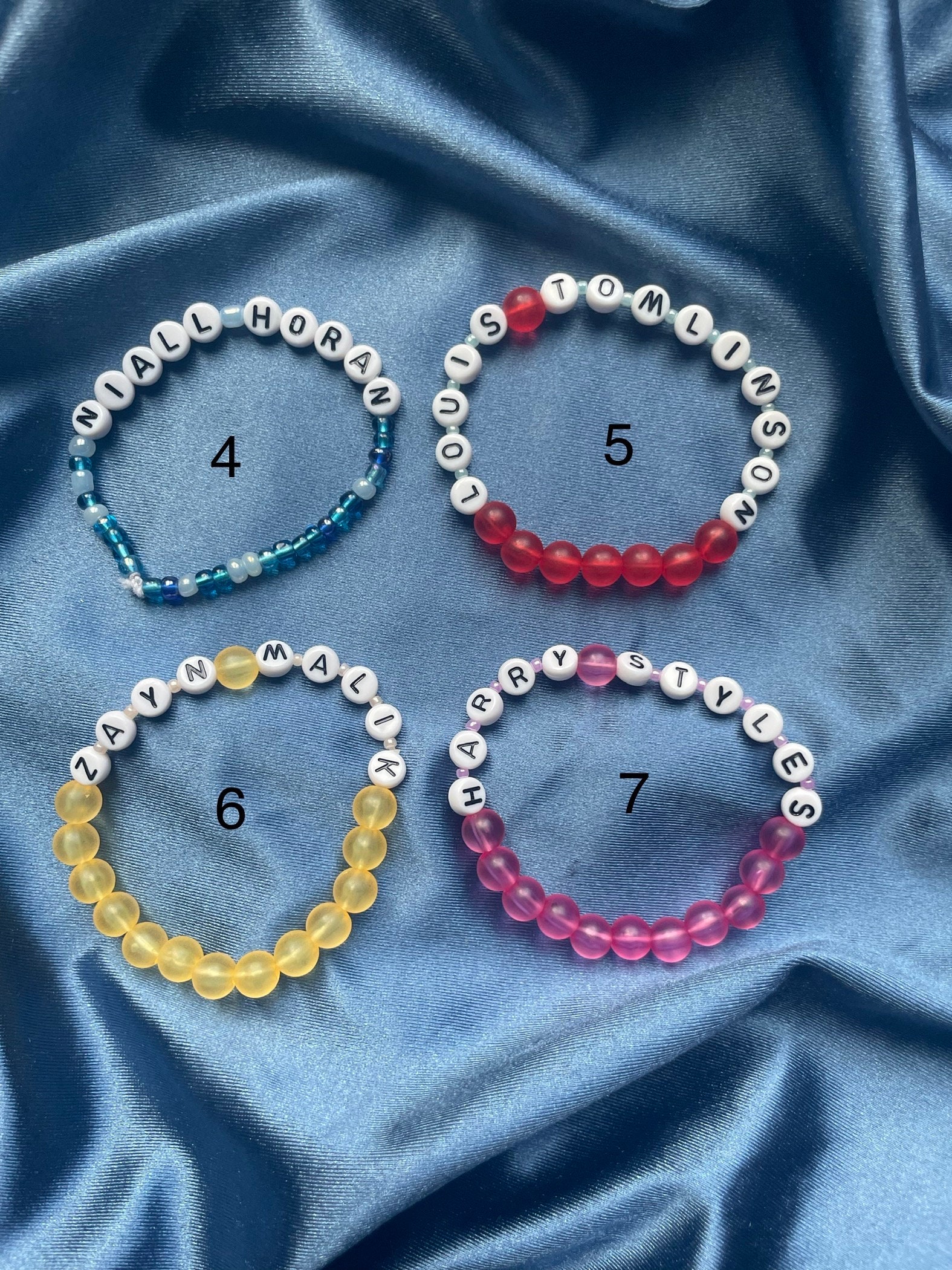 One Direction Beaded Bracelets, One Direction, 1d, Harry Styles, Louis ...