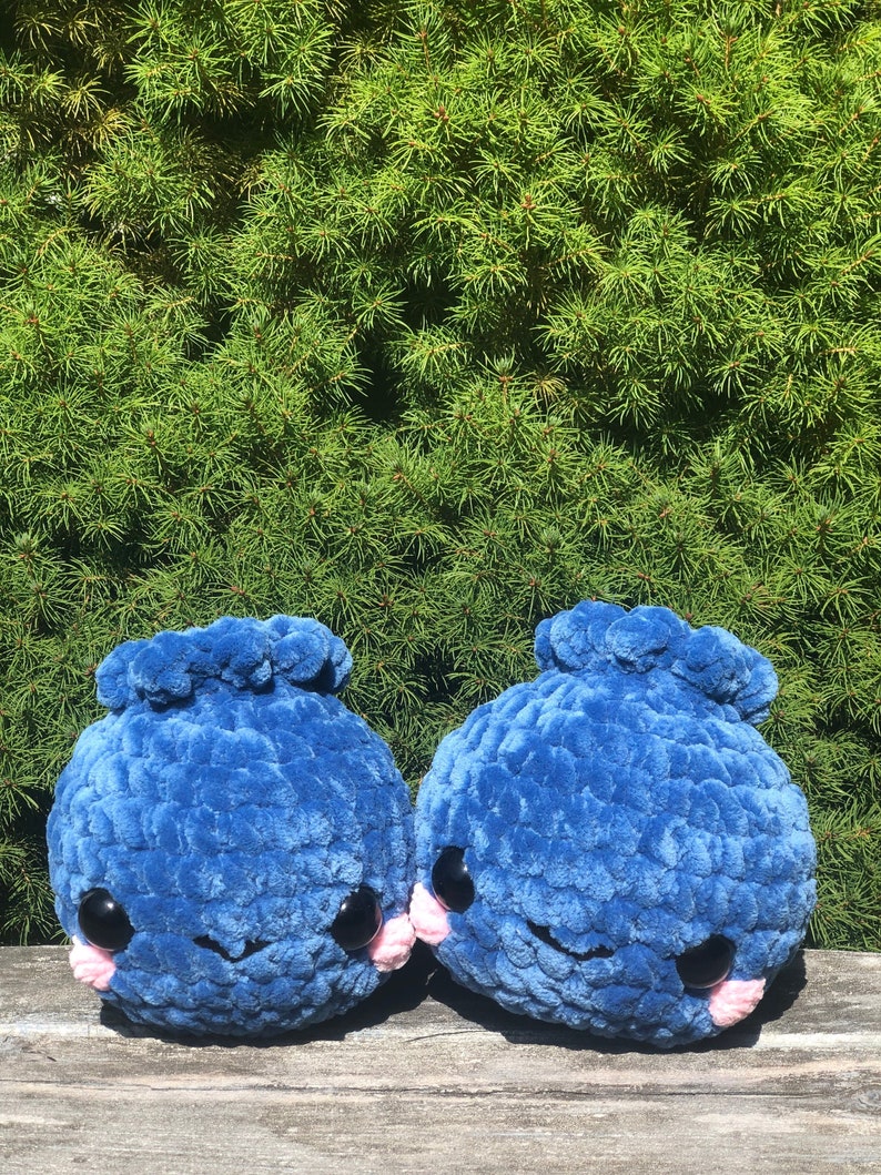 Blueberry Plushie - Etsy
