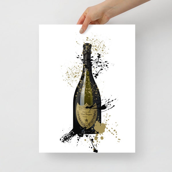 Dom Perignon Art - Etsy