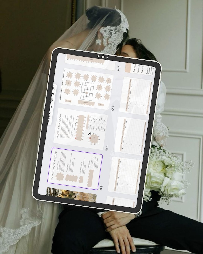 Wedding Floor Plan & Seating Chart | Editable Canva Template (digital ...
