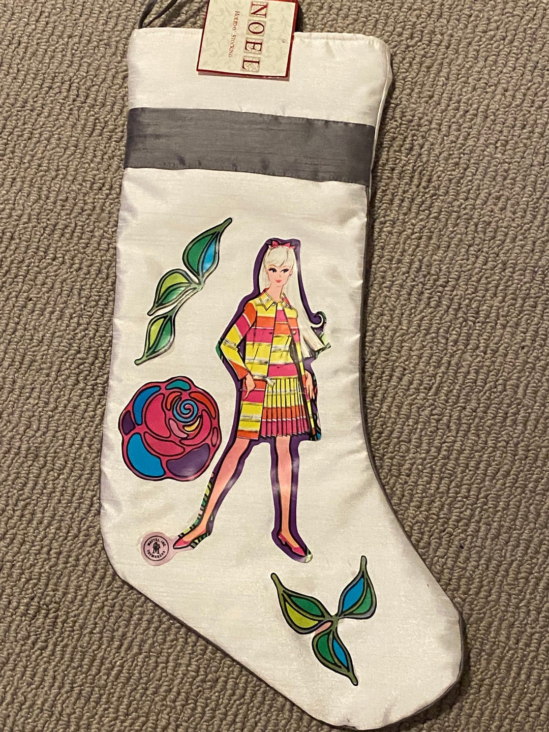 Barbie Christmas Stocking 20 Vintage 1960s Decals Mod - Etsy
