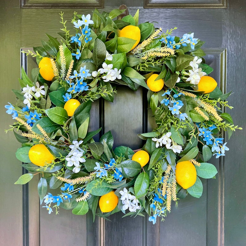 Lemon Wreath - Etsy