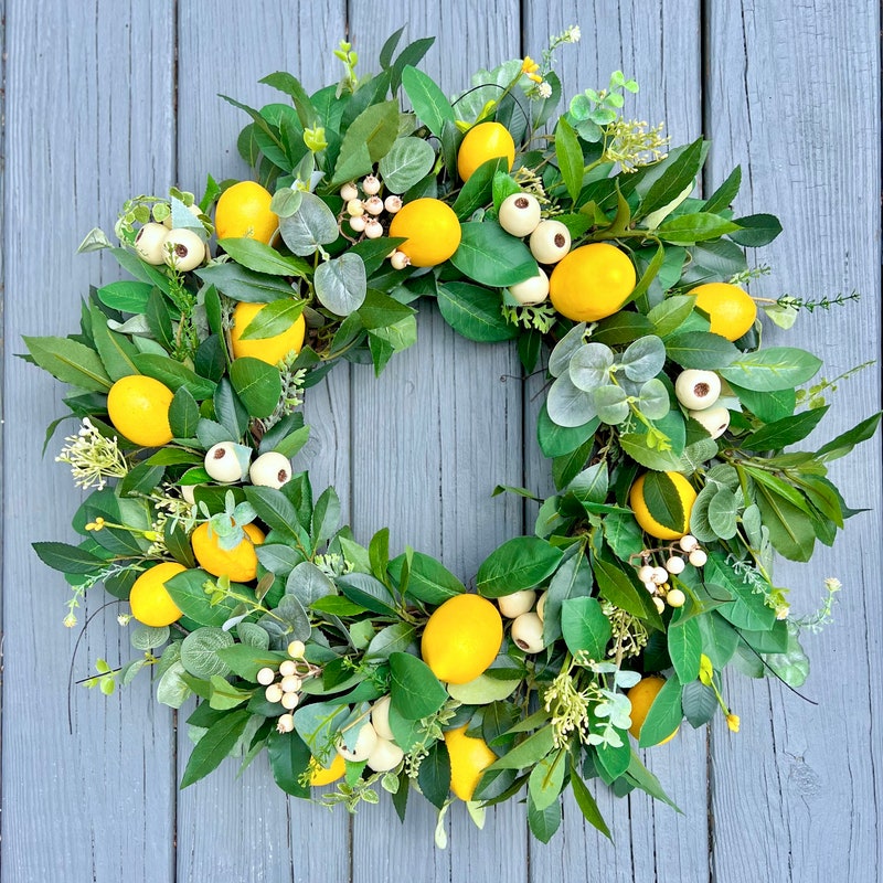 Lemon Wreath - Etsy