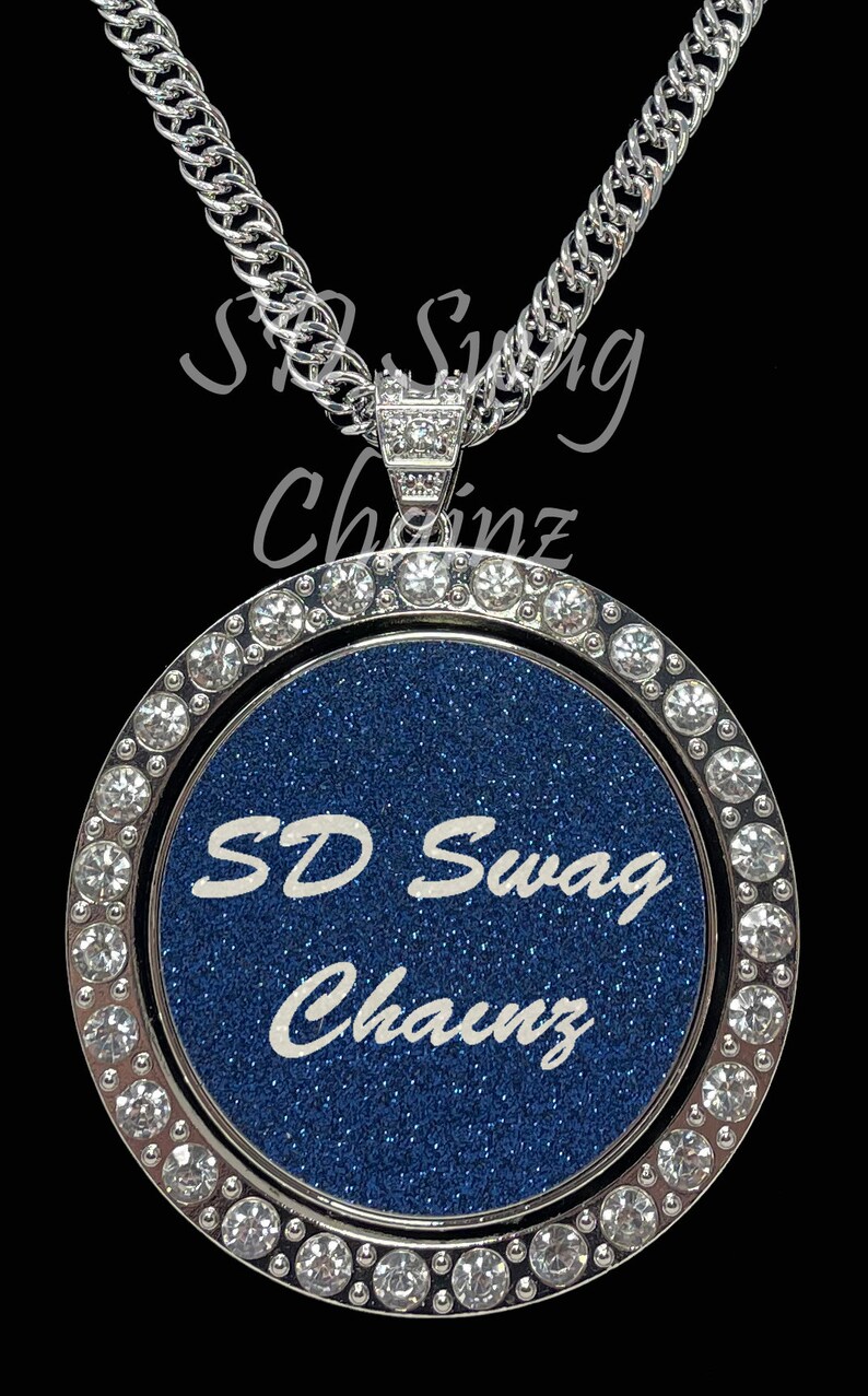 Custom Spinning Swag Chain Necklace Gold or Silver Jewelry | Etsy