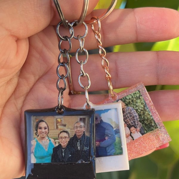 Mini Polaroid Keychain - Etsy