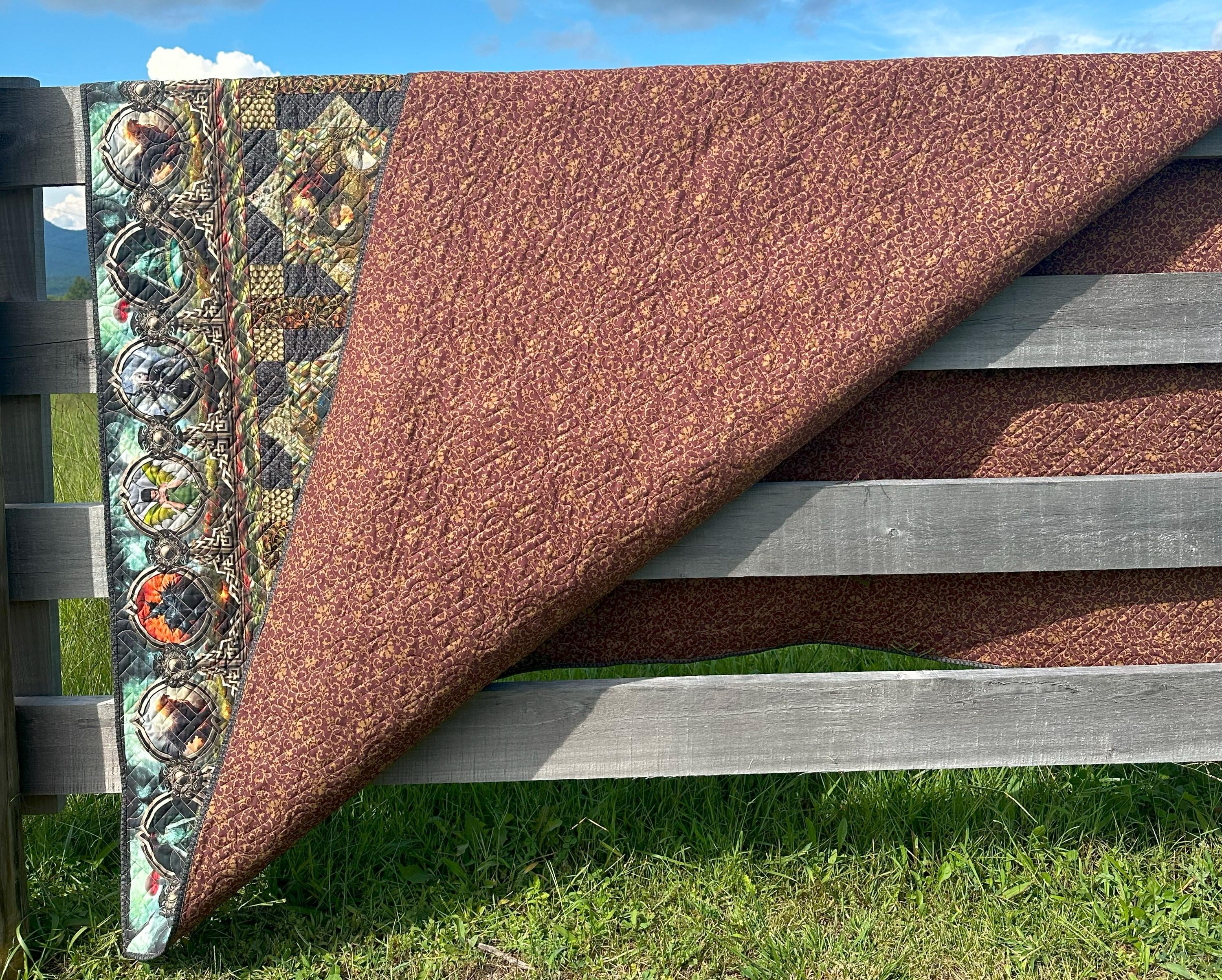 Legendary Journeys Quilt - 75"x91" Full Size Quilt (gamer Quilt) - Etsy