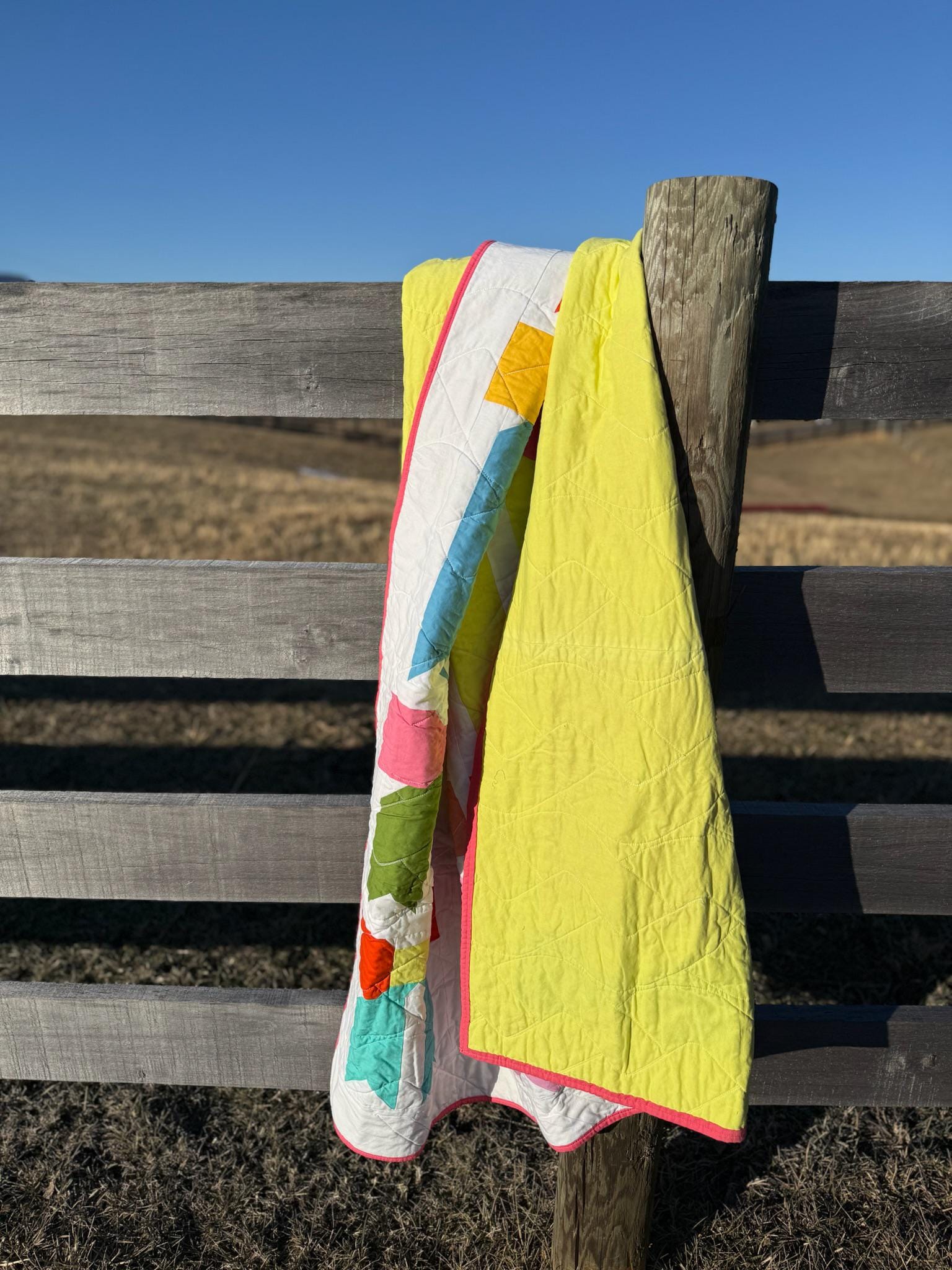 Modern Bows Quilt – Handmade Modern Throw - Etsy