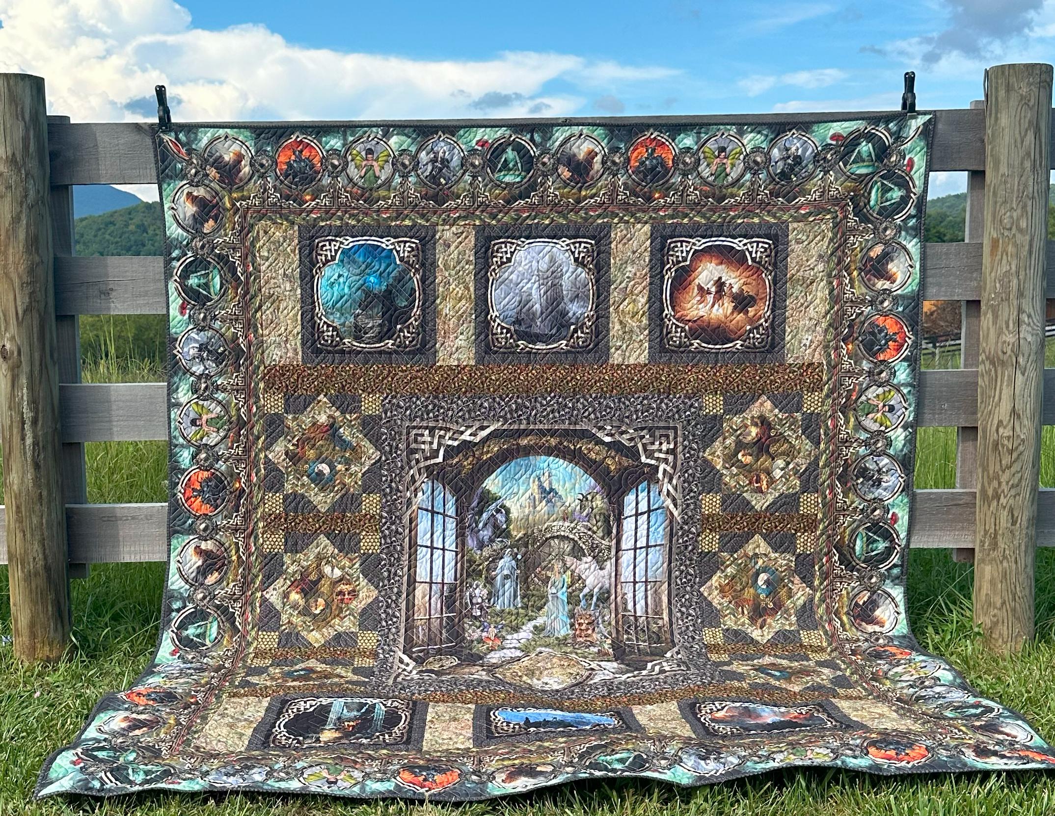 Legendary Journeys Quilt 75x91 Full Size Quilt gamer Quilt - Etsy