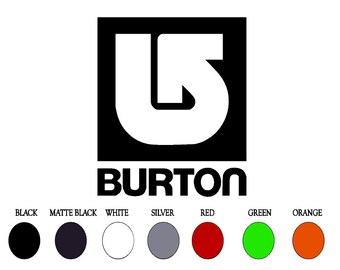 Burton Sticker | Etsy