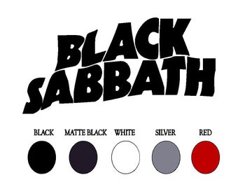 Black Sabbath Car Decal | Etsy