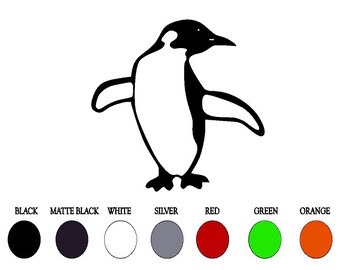 Penguin Decal | Etsy