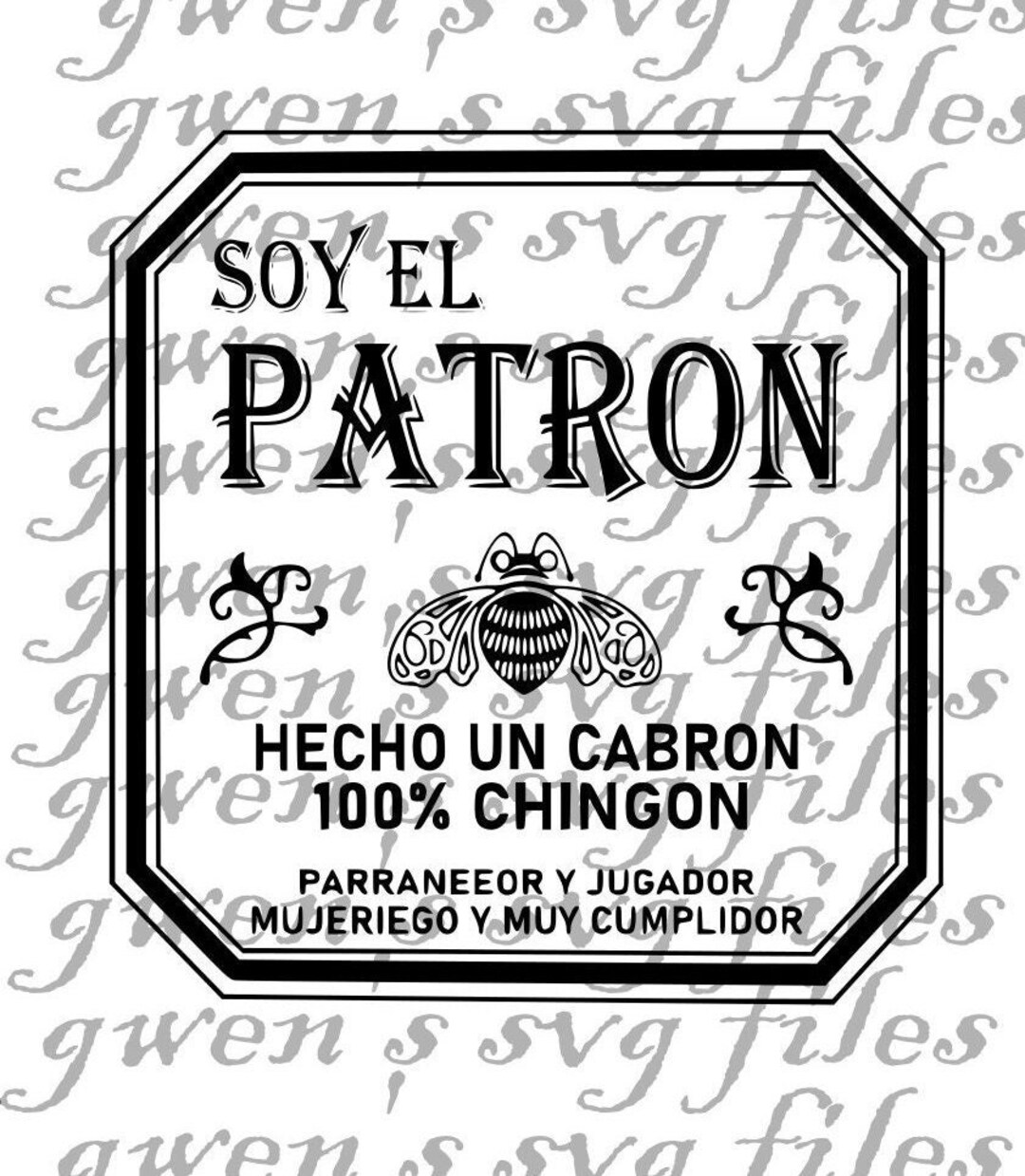 El Patron Svg/png - Etsy