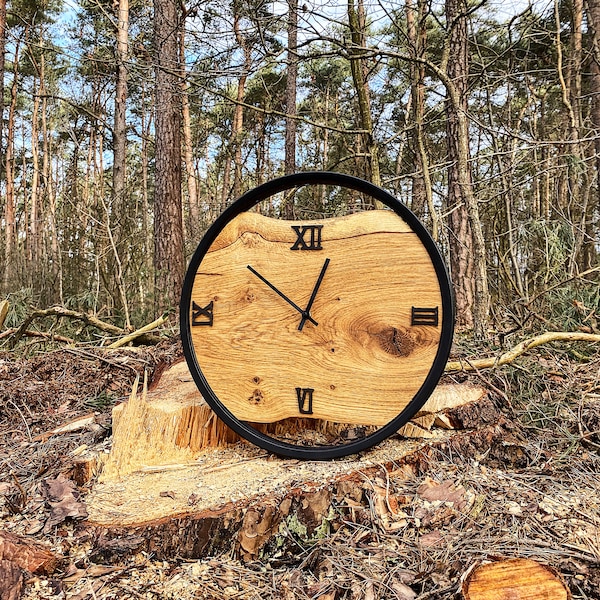 Handmade Wood Clock - Etsy
