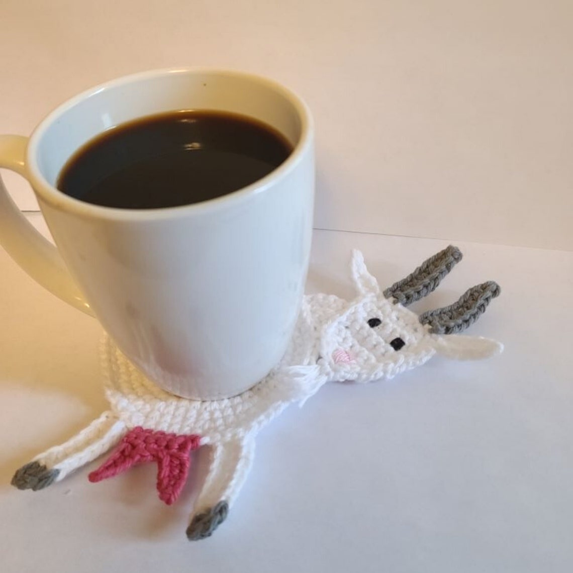 Crochet Pattern Goat Butt Coaster DIGITAL DOWNLOAD - Etsy