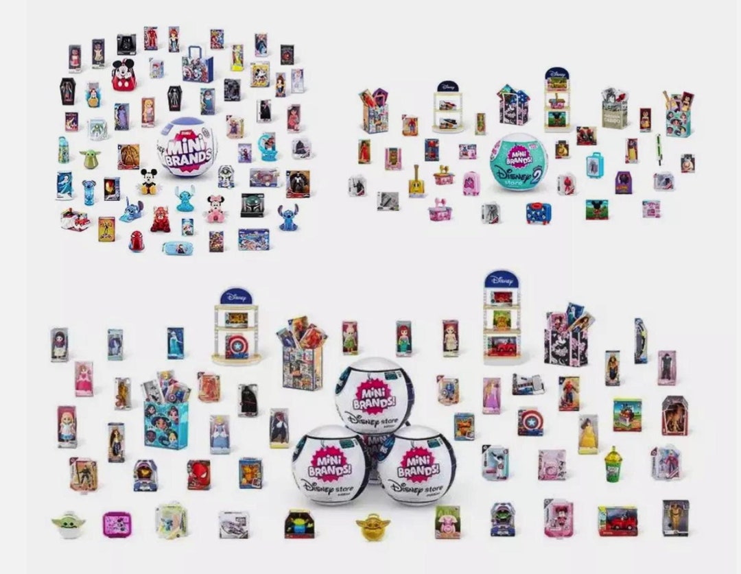 New Zuru Minibrands Disney Store Series 1-3, Choose Your Mini Disney ...