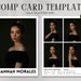 Modeling Comp Card Template, Canva Template, Fashion Resume Photo Card ...