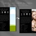2 Page Black Media Kit Template, Influencer Media Kit, Social Media Kit ...