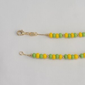 Gold Filled Orula Bracelet – Unisex Santeria Protection Beads – Green ...