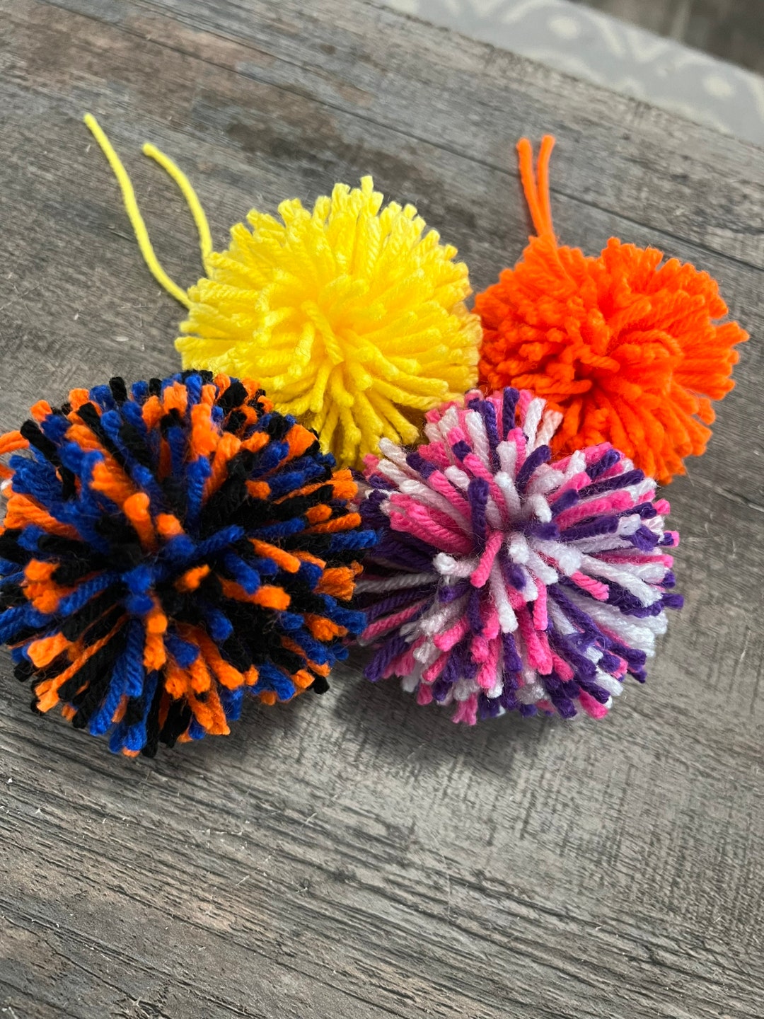 Handmade Pom Poms - Etsy