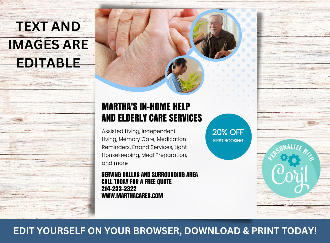 Senior Errand Service Brochure