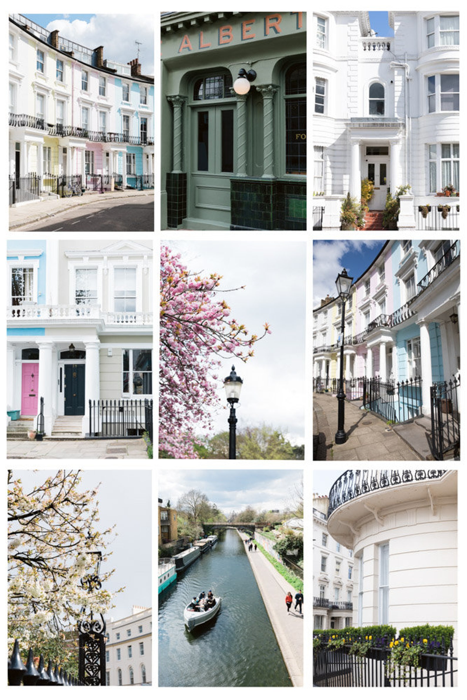 London Primrose Hill Street Scene Wall Art, Stylish London Photo ...