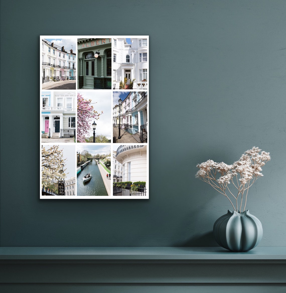 London Primrose Hill Street Scene Wall Art, Stylish London Photo ...
