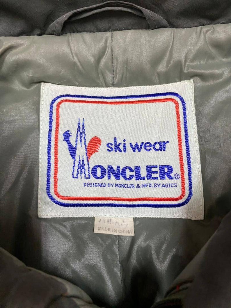 Vintage Moncler X Asics Goose Down Puffer Jacket Thermal Clo System ...