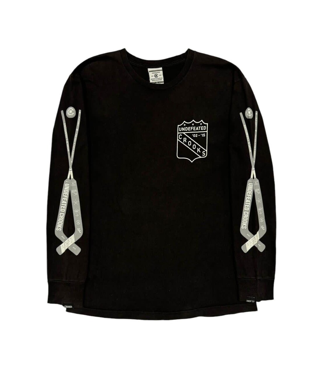 Undefeated X Crooks Castle Longsleeve World Champion Ice Skating Shirt ...