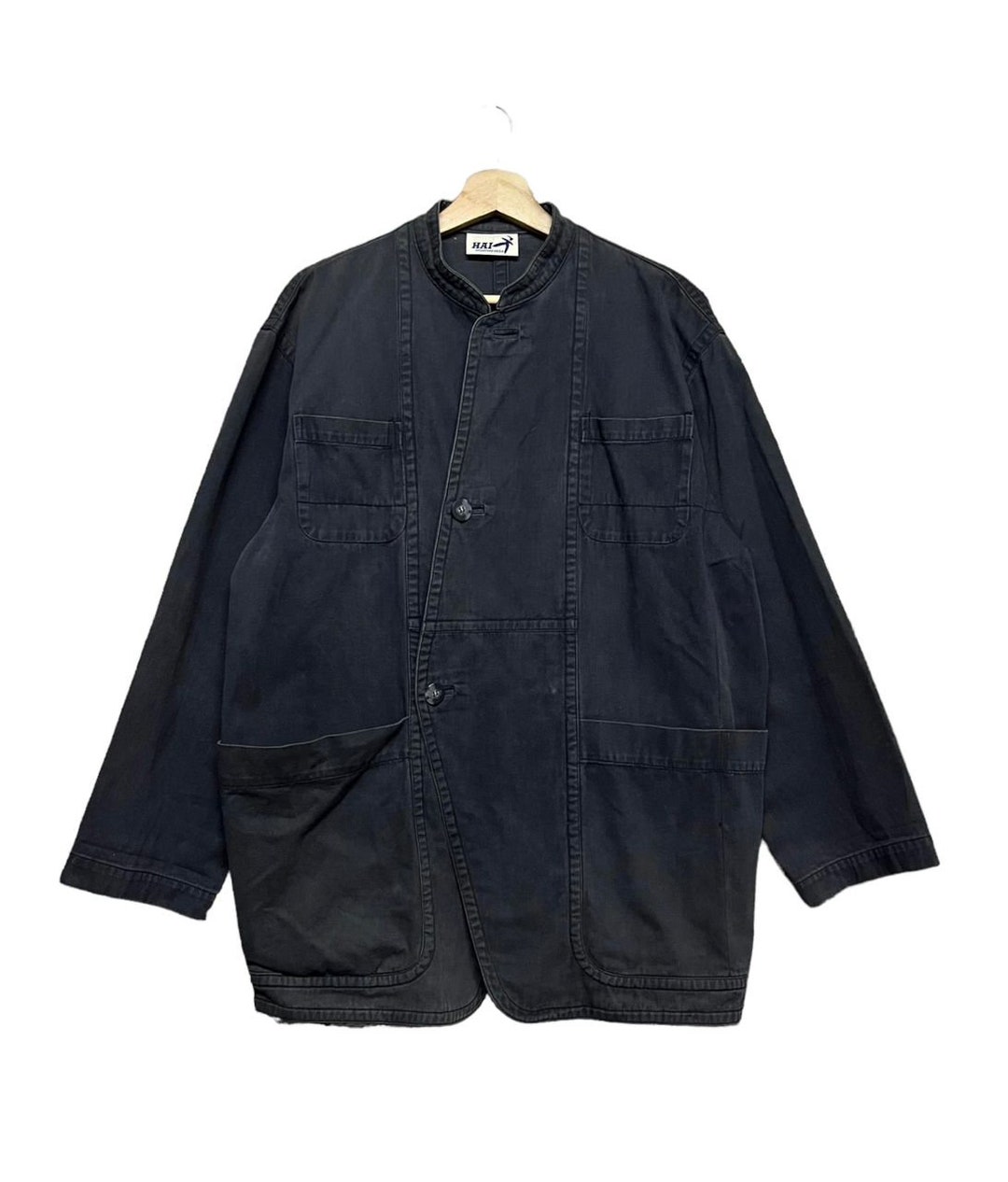 Vintage Hai Sporting Gear Issey Miyake Style Mandarin Asymmetric Design ...