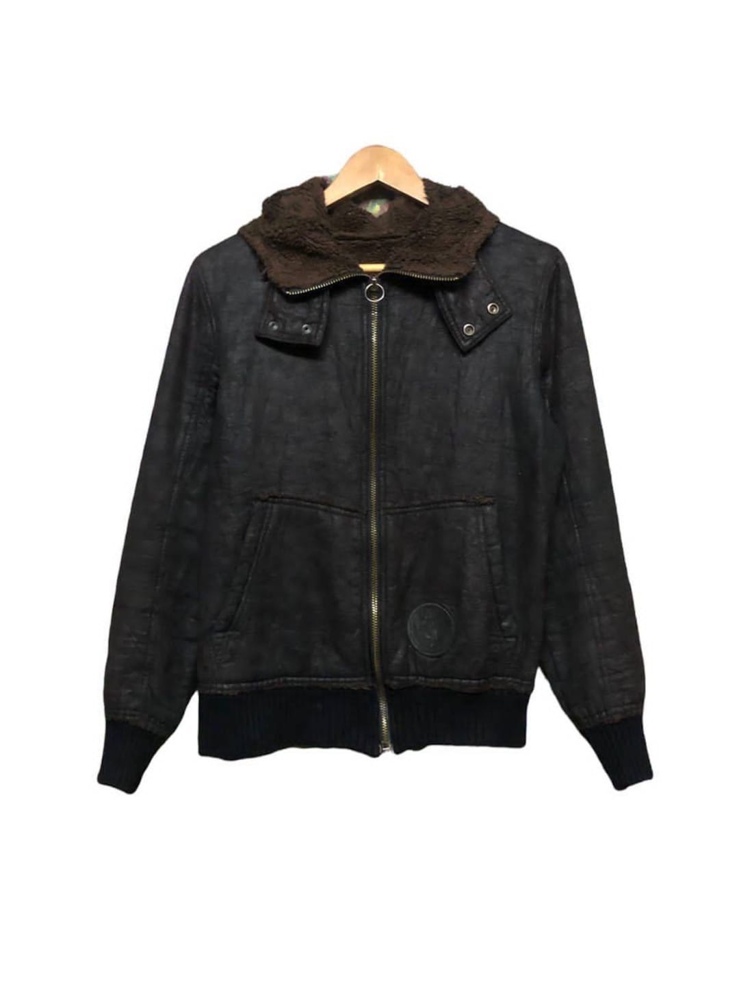 Gucci Black Wax Hoodies Linen Sherpa Jacket - Etsy