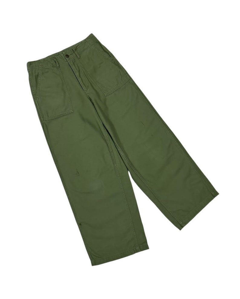 Vintage Olive Green Fatigue Pants - Made in Japan - Size M - Etsy